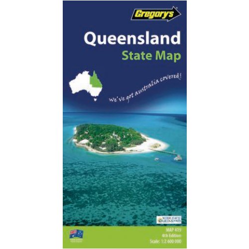 Map - Gregory's - Queensland 419 - 6th Edition | Skout Office Supplies