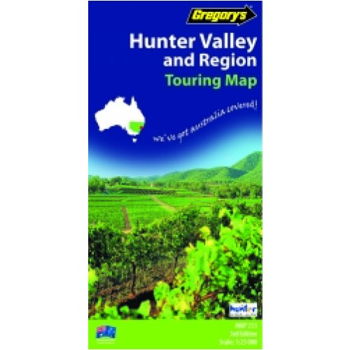 Map Gregory's Hunter Valley 213 4th Edition | Skout Office Supplies