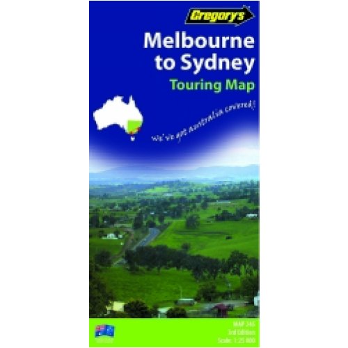 Map - UBD - Gregory's Sydney To Melbourne 245 - 4th Edition | Skout ...