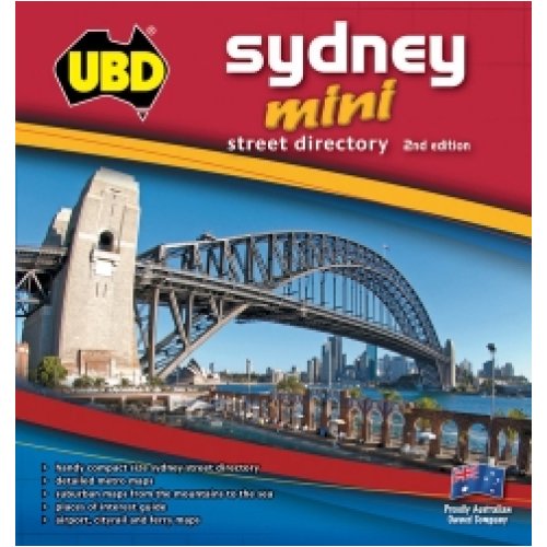 Street Directory UBD Sydney Mini (2nd Edition) | Skout Office Supplies