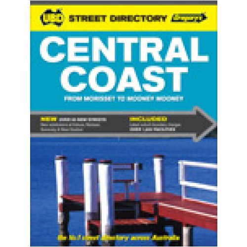 Street Directory UBD Nsw Central Coast 21st Edition | Skout Office Supplies