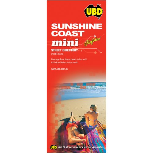 Street Directory UBD Sunshine Coast Mini Refidex | Skout Office Supplies