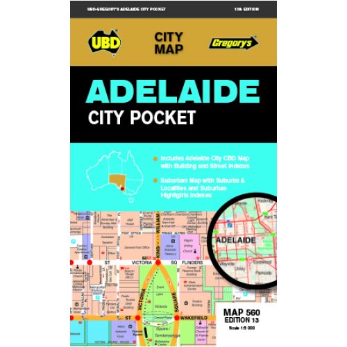 Map - UBD - Adelaide 560 | Skout Office Supplies