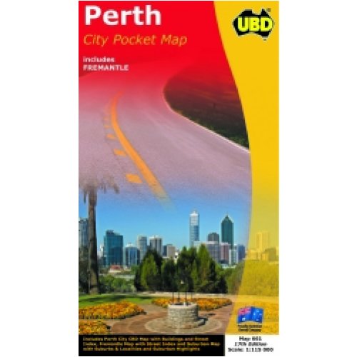 Map UBD Perth Tourist 661 19th | Skout Office Supplies
