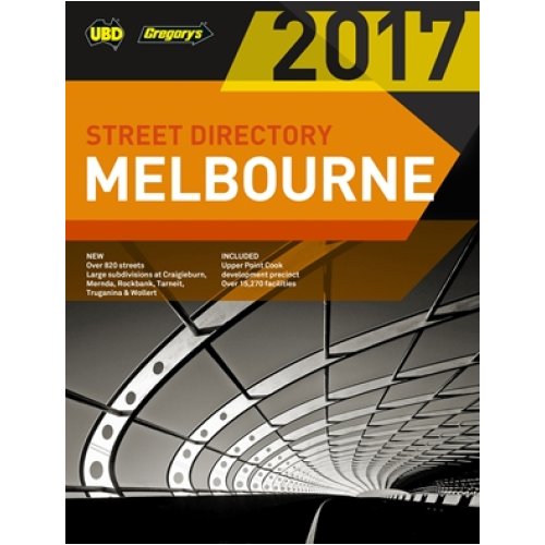 Street Directory UBD Melbourne 51st Edition 2017 | Skout Office Supplies