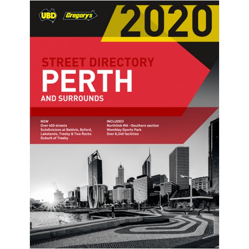 Street Directory - UBD - Perth 2020 - 62nd Edition | Skout Office Supplies