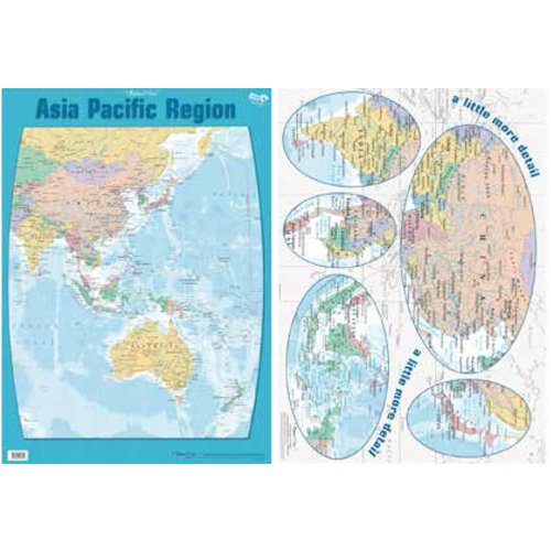 Wall Chart - EC - Gillian Miles Asia Pacific Region Map | Skout Office ...