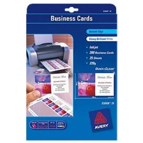 Business Card - Avery - A4 - Inkjet Q&c Photo C32028 - 25 Pack | Skout ...