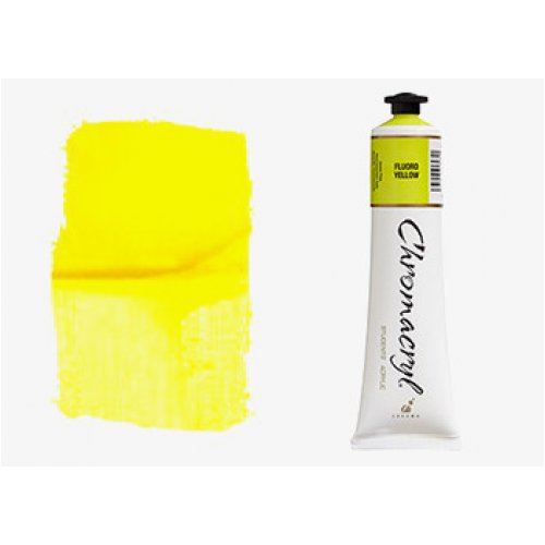Acrylic Paint - Chromacryl - 75ml - Fluro Yellow | Skout Office Supplies