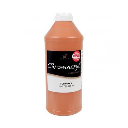 Acrylic Paint - Chromacryl - 1 Litre - Gold Oxide | Skout Office Supplies
