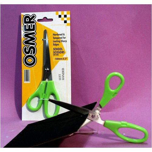 Scissors - Osmer - Left Handed - 158mm - Green | Skout Office Supplies
