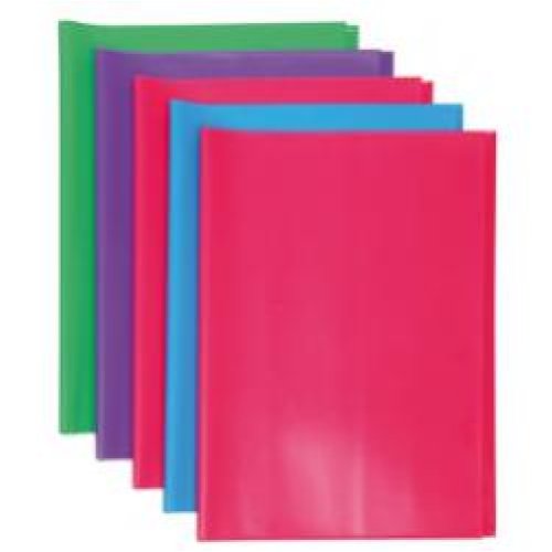 Book Jackets - Cumberland - A4 - 4 Assorted Solid Colours - 5 Pack ...