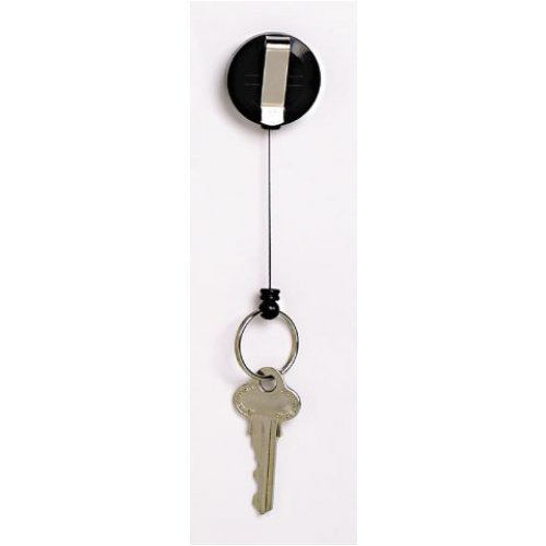 Key Holder - Rexel - Retractable Mini - With Ring - Black | Skout ...