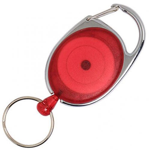 Snap Lock Retractable Key Holder - Rexel - Red | Skout Office Supplies
