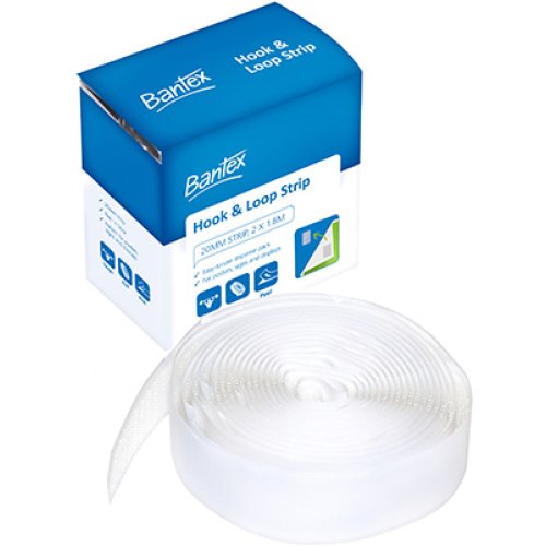 Hook And Loop Fastener - Bantex - Hook Loop Strip | Skout Office Supplies