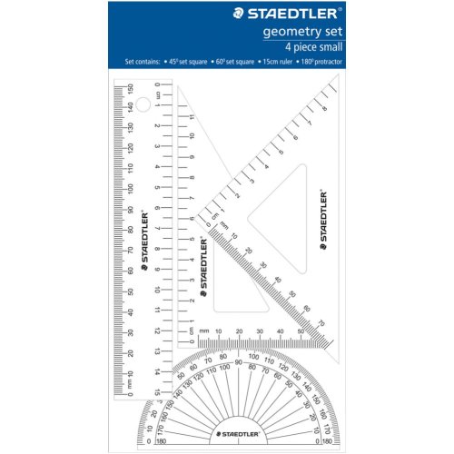 Maths Staedtler Geometry Set - 4 Piece Small | Skout Office Supplies