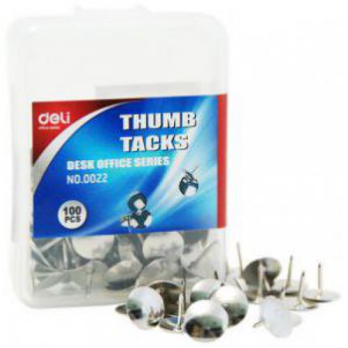 Thumb Tacs - Deli - Pack of 100 | Skout Office Supplies