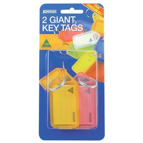 Key Tags - Kevron - ID30 - Giant - 2 Pack | Skout Office Supplies