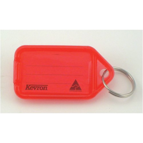 Key Tags - Kevron - ID30 - Giant - Red - Pack of 25 | Skout Office Supplies