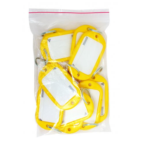 Key Tags - Kevron - Jumbo - Yellow - Pack of 12 | Skout Office Supplies