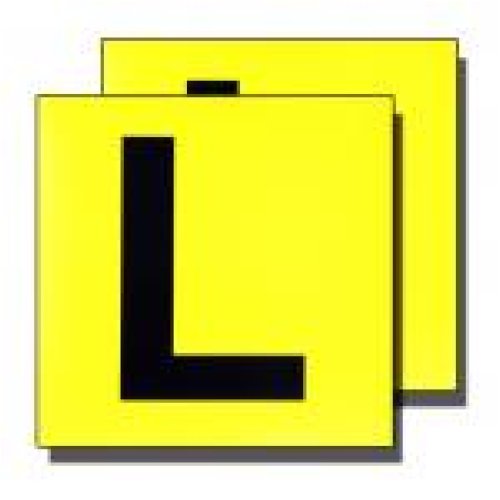 Driver L Plates - Electrostatic - Pack of 2 | Skout Office Supplies
