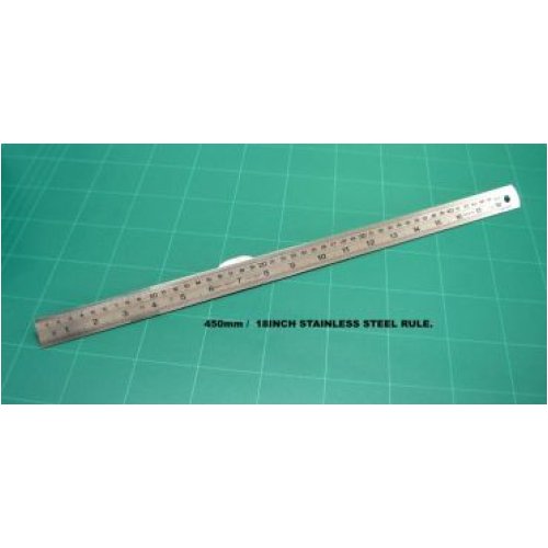 Ruler - 45cm - Stainless Steel | Skout Office Supplies