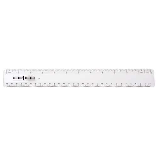 Ruler - Celco - 30cm - Clear Plastic - T108 | Skout Office Supplies