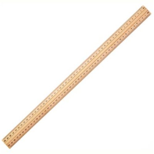 Ruler - Celco - 50cm - Metal Edge - Wooden | Skout Office Supplies