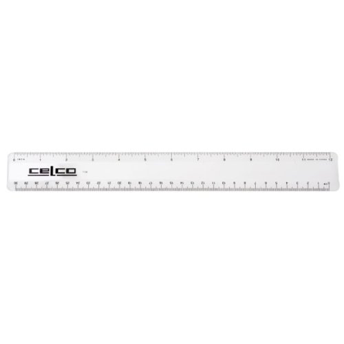 Ruler - Celco - 30cm - Plastic White | Skout Office Supplies
