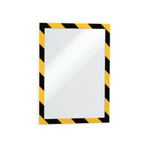 Security Frame - Durable - A4 - Duraframe - Yellow/Black - Pack of 2 ...