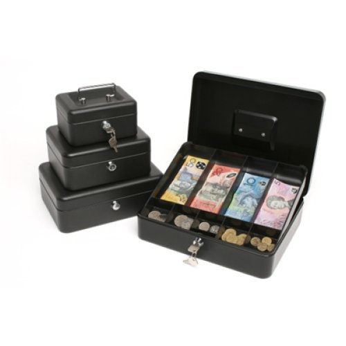 Cash box - Rexel - NO.10 - Black | Skout Office Supplies