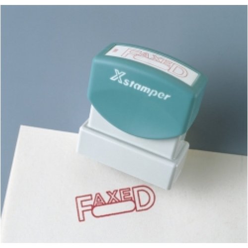 X-stamper 1350 Faxed With Date (red) | Skout Office Supplies