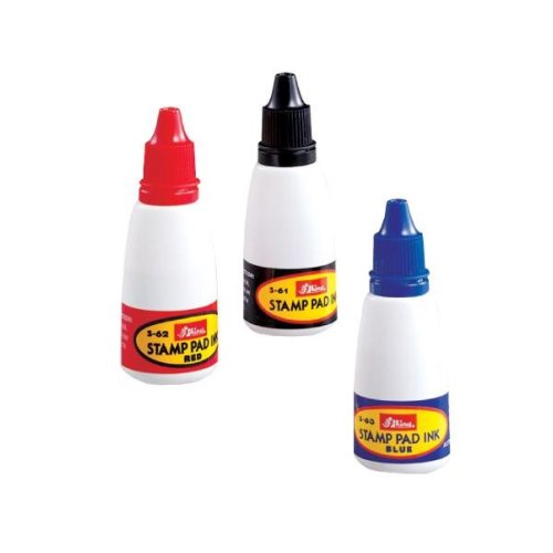 Stamp Pad Ink - Shiny - S-63 - 28ml - Blue | Skout Office Supplies