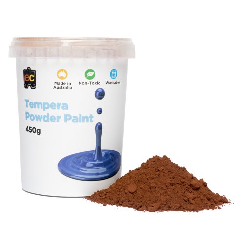 Tempera Powder Paint Ec 450G Brown | Skout Office Supplies