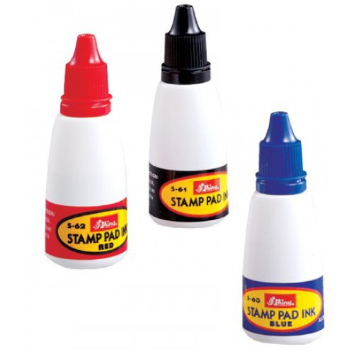 Stamp Pad Ink - Shiny - S61 - 28ml - Black | Skout Office Supplies