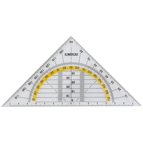 Triangle Geometry Set - Celco - 2-IN-1 - 140mm | Skout Office Supplies