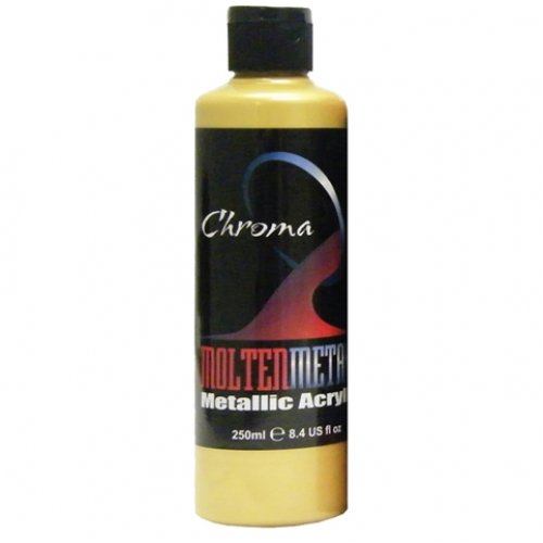 Acrylic Paint - Chroma - Molten Metals Dorado Gold - 250ML | Skout ...