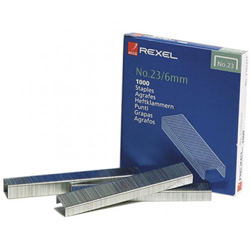 Staples - Rexel - Tacker No 23/6 - Box of 1000 | Skout Office Supplies