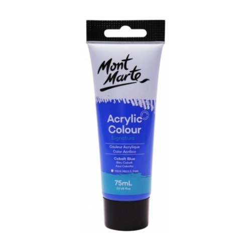 Acrylic Paint - Mont Marte - 75ml - Cobalt Blue | Skout Office Supplies
