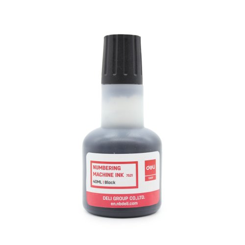 Numbering Machine Ink - Deli - 40ML - Black | Skout Office Supplies