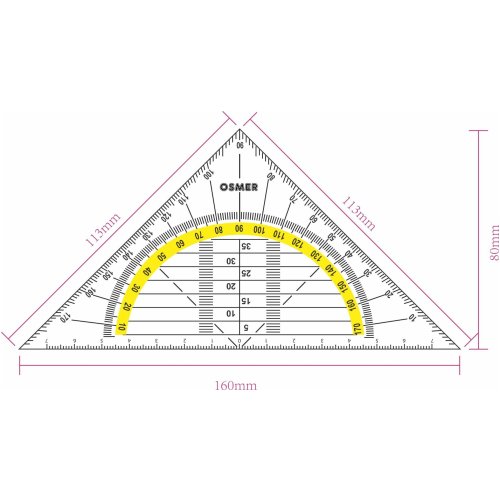 Geoliner - Osmer - 16cm 180 Degree - Hangsell | Skout Office Supplies