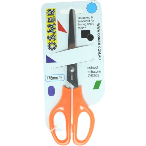 Scissors - Osmer - 178mm - Orange | Skout Office Supplies