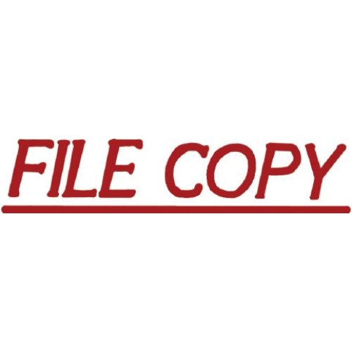 Shiny - File Copy Stamp - Red | Skout Office Supplies