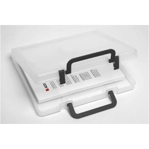 Case Marbig Clear A4 Filing With Handles and Clips | Skout Office Supplies