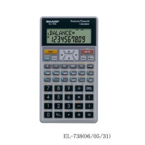 Calculator - Sharp - EL-738FB Financial | Skout Office Supplies