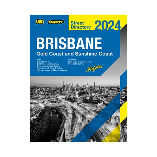 UBD Street Directory - Brisbane 68th Edition 2024 | Skout Office Supplies