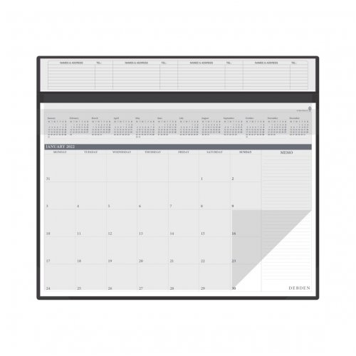 Table Top Desk Planner Refill - Debden - 370x530mm - 1 Month View ...