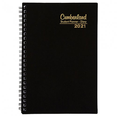 Student Diary - Cumberland - A5 - Week To View - 2024 - Black | Skout ...