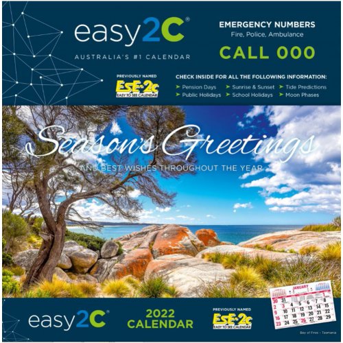 Calendar EsE-2C Easy To See - 210 x 223mm - Magnetic - 2024 | Skout ...