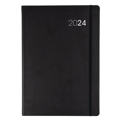 Diary - Collins - A4 - Legacy CL41 - Day To Page - 2024 - Black | Skout ...